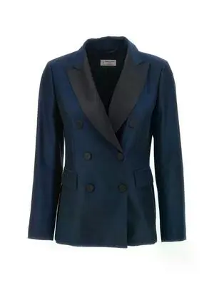 Alberto Biani Double-breasted Peak-lapels Blazer