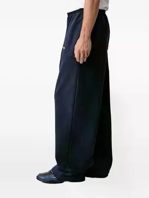 Vetements Logo-embroidered Track Pants - Blue