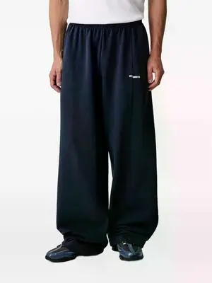 Vetements Logo-embroidered Track Pants - Blue