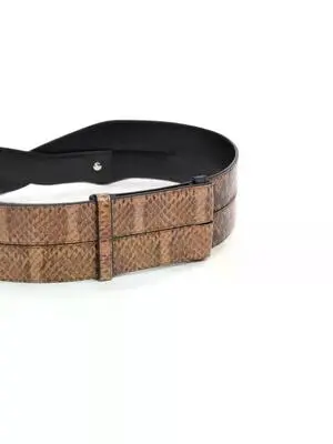 Jacquemus Snake-effect Wrap-around Belt