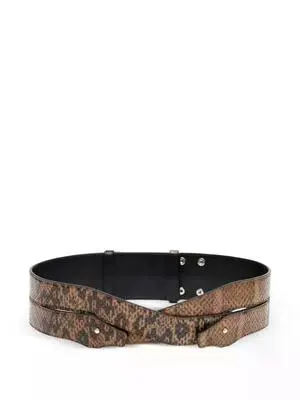 Jacquemus Snake-effect Wrap-around Belt