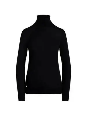 Ralph Lauren Logo-plaque Turtleneck Sweater - Black