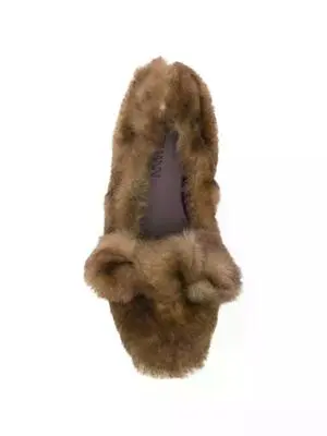 Zimmermann Shearling Ballet Flats
