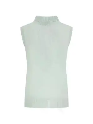 Sportmax Roll-neck Sleeveless Sweater - Green