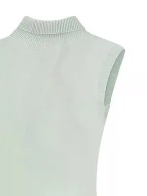 Sportmax Roll-neck Sleeveless Sweater - Green