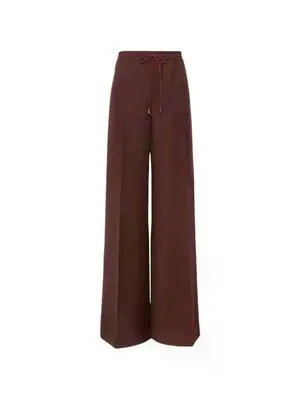 Max Mara Salom Drawstring Trousers - Red