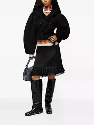 GANNI Jacket In Double-faced Wool