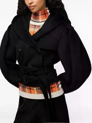 GANNI Jacket In Double-faced Wool