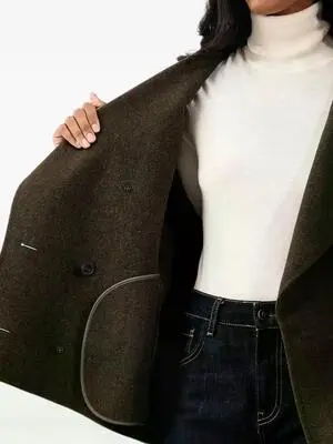 VICOLO Double-breasted Belted Coat