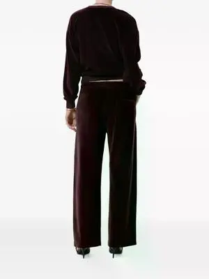 Citizens Of Humanity Brynn Velour-texture Trousers