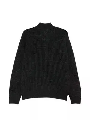 Lacoste Quarter-zip Waffle-knit Sweater