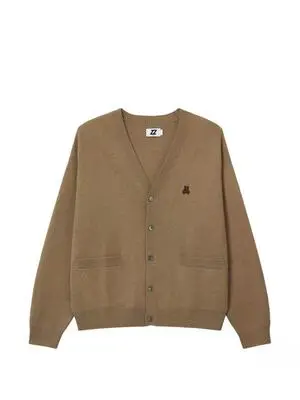 Izzue Logo-embroidered V-neck Cardigan