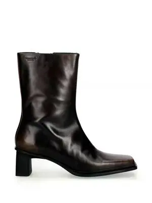 VAGABOND SHOEMAKERS Elvina Square-toe Leather Ankle Boots - Brown