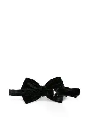 Giorgio Armani Velvet-effect Bow Tie