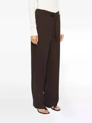Imperial Drawstring Wide-leg Trousers