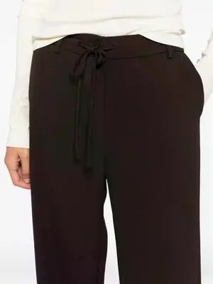 Imperial Drawstring Wide-leg Trousers