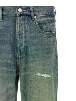 PURPLE BRAND P011 Distressed-finish Jeans