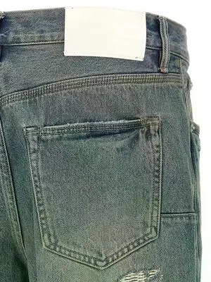 PURPLE BRAND P011 Distressed-finish Jeans