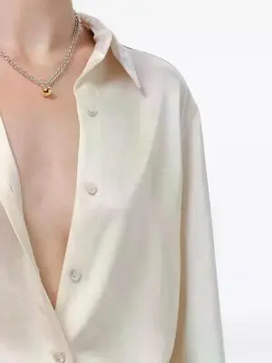 Citizens Of Humanity Tullah Hammered-satin Shirt