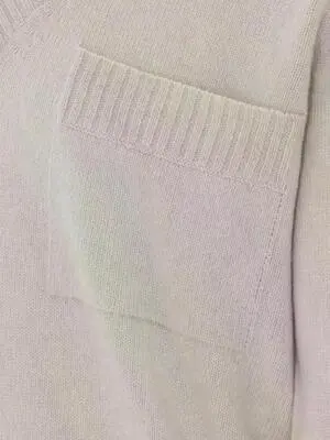 Alpha Studio V-neck Pocket-detail Sweater