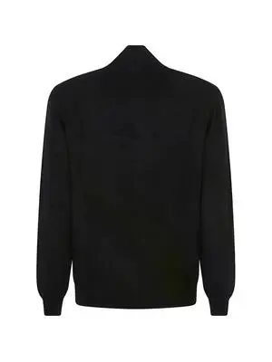 CRUCIANI High-neck Buttoned Knit Cardigan