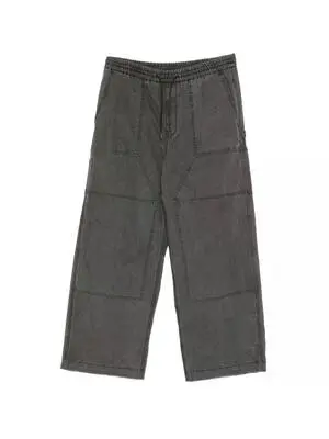 JUUN.J Ripstop-textured Panelled Trousers
