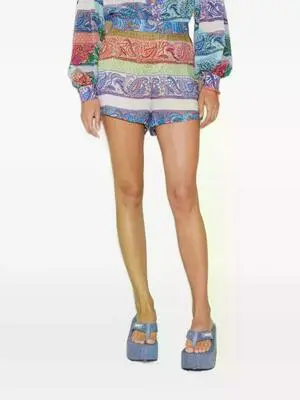 BOTEH Marseille Paisley-print Shorts