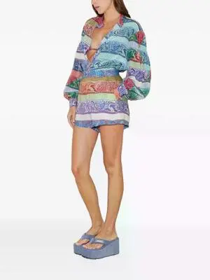 BOTEH Marseille Paisley-print Shorts