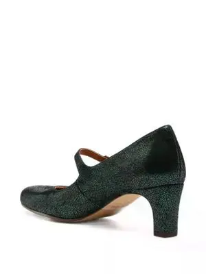 Chie Mihara Samai Metallic Pumps - Green