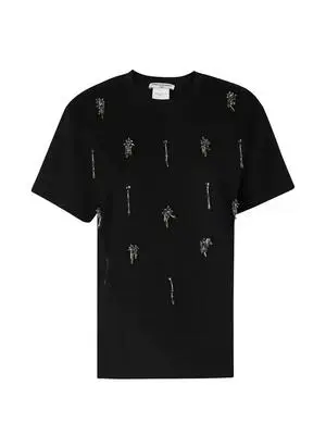 ISABELLE BLANCHE Crystal-embellished T-shirt