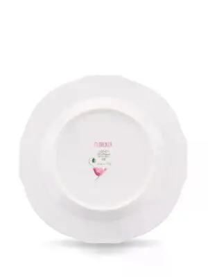 GINORI 1735 Florenza Floral-print Plate - White