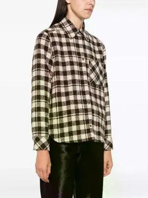 Moncler Check-print Chest-pocket Shirt