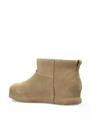 UGG Classic Mini Enwrap Suede Ankle Boots - Neutrals
