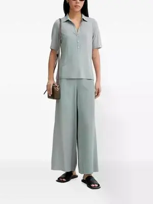 Marc O'polo Button-placket Short-sleeve Polo Top