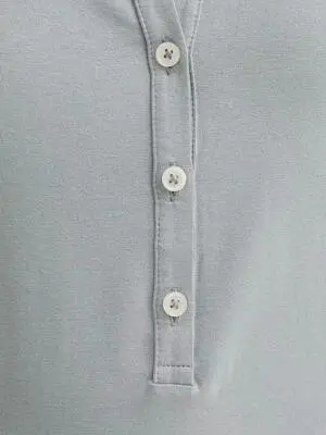 Marc O'polo Button-placket Short-sleeve Polo Top