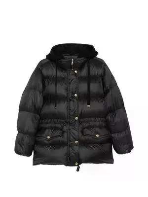 Moncler Diaphane Quilted Drawstring Jacket - Black