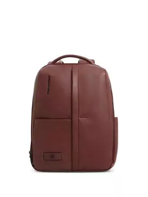 PIQUADRO Leather Backpack - Brown