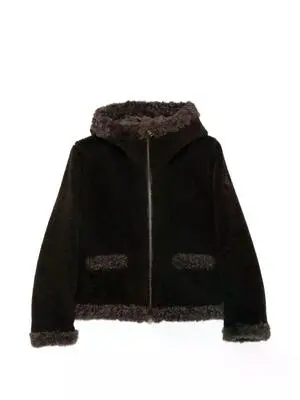 Moncler Shearling-trim Hooded Jacket