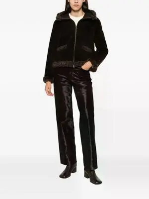 Moncler Shearling-trim Hooded Jacket
