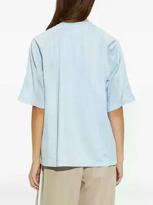 Adidas Logo-print Mesh-panel T-shirt