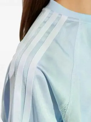 Adidas Logo-print Mesh-panel T-shirt