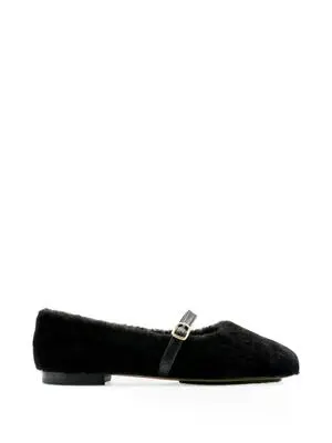LOTTUSSE Randa Buckle-strap Ballet Flats