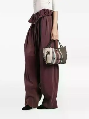 Chloé Paperbag-waist Palazzo Pants