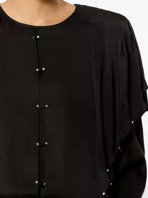 MARANT ETOILE Crystal-embellished Ruffled Top
