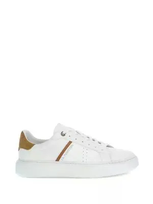 LA MARTINA Logo-print Leather Sneakers - White