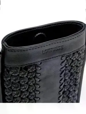 LOTTUSSE Noodluxe Woven Leather Shoulder Bag