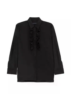 JUUN.J Double Layered Shirt - Black