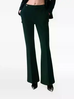 Liu Jo Elegant Flare Pants - Green