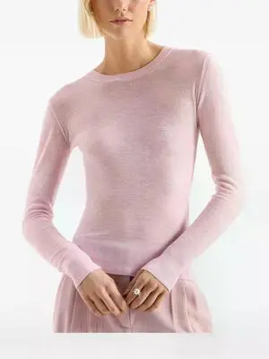 GENNY Fine-knit Long-sleeve Top