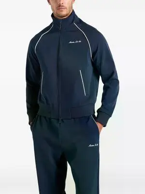 Manière De Voir Signature Piped Track Jacket - Blue